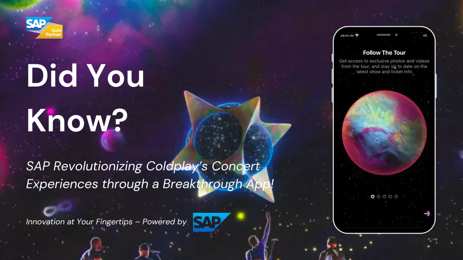 Coldplay and SAP: Revolutionizing App for "Music of The Spheres" World Tour - TMS Consulting